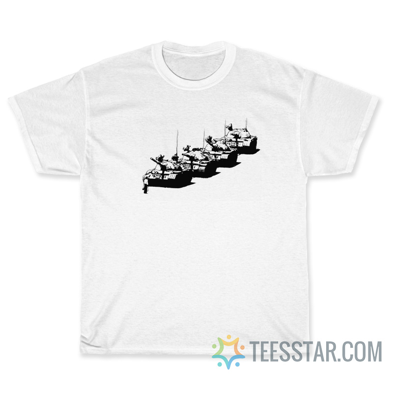 Shop Now Tank Man T-Shirt For Sale - Teesstar.com