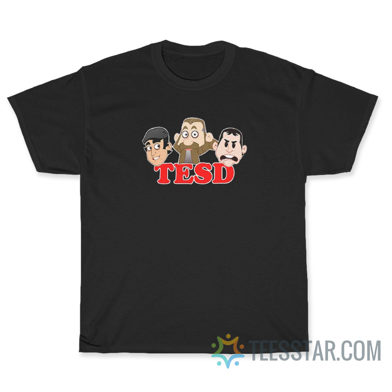 Funny TESD Three Head T-Shirt For Sale - Teesstar.com