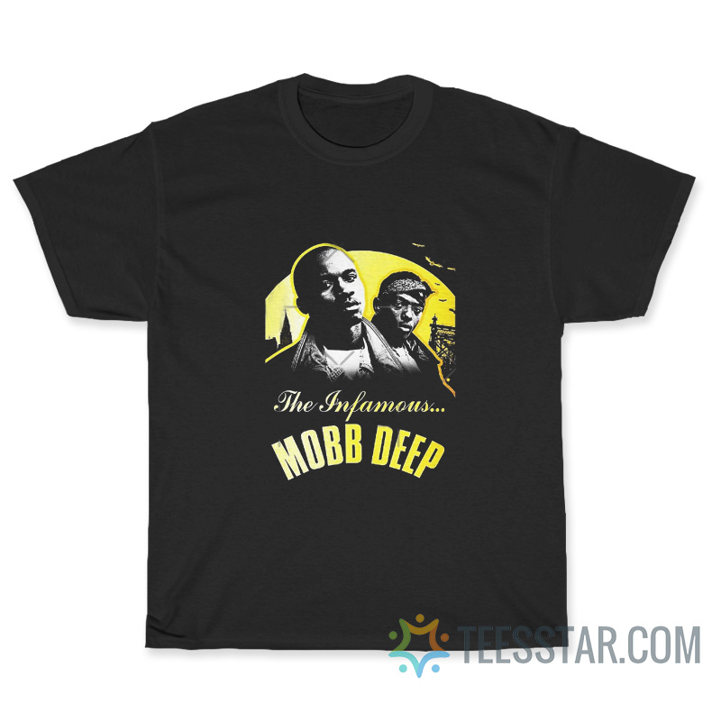 The Infamous Mobb Deep T-Shirt Vintage 90s Shirt For Sale - Teesstar.com