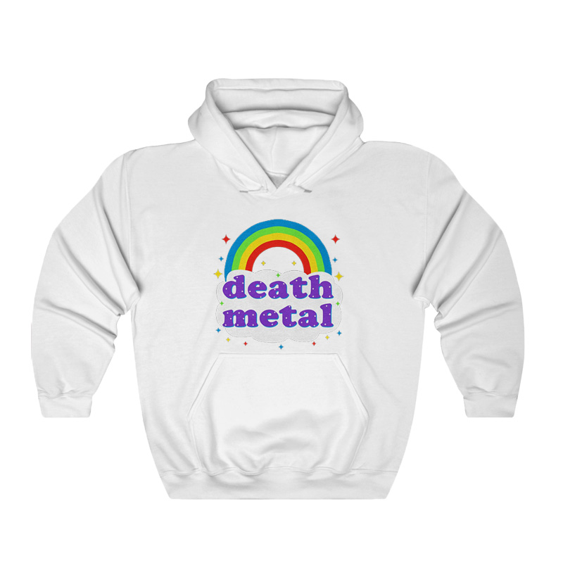 Get It Now Death Metal Rainbow Hoodie For Unisex - Teesstar.com