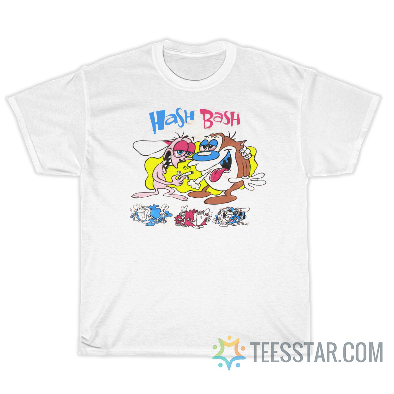 Ren And Stimpy Hash Bash T-Shirt For Unisex on Sale - Teesstar.com