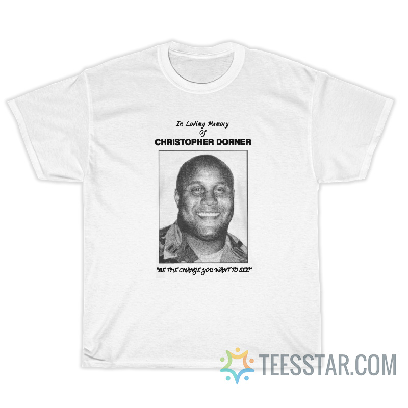 In Loving Memory Of Christopher Dorner T-Shirt on Sale - Teesstar.com