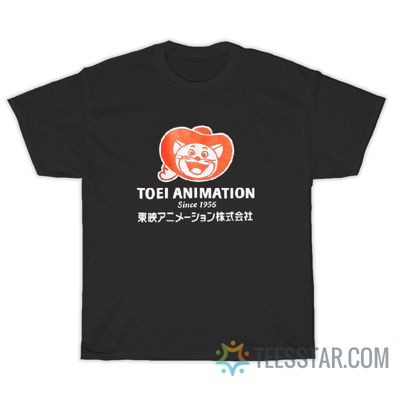 Toei Animation Since 1956 Logo T-Shirt For Unisex on Sale - Teesstar.com