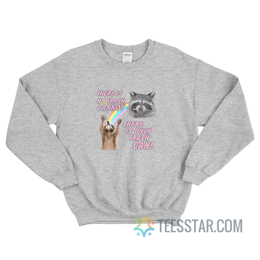 There Is No Trash Cannot There Is Only Trash Can Sweatshirt For Unisex