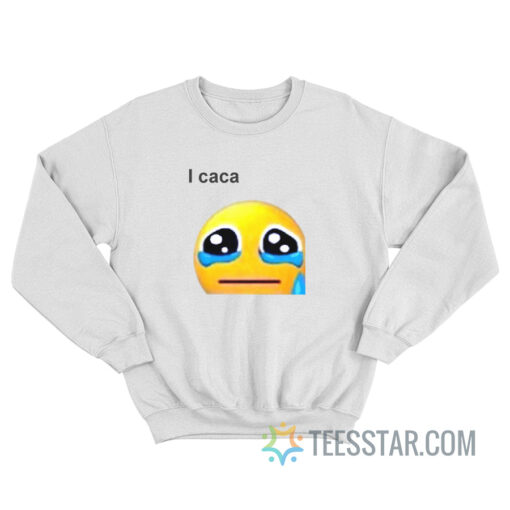 Funny I Caca Emoji Meme Sweatshirt For Men And Women - Teesstar.com