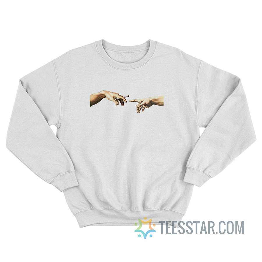 Joint Pass Creation Of Adam Smoke Sweatshirt For Unisex - Teesstar.com