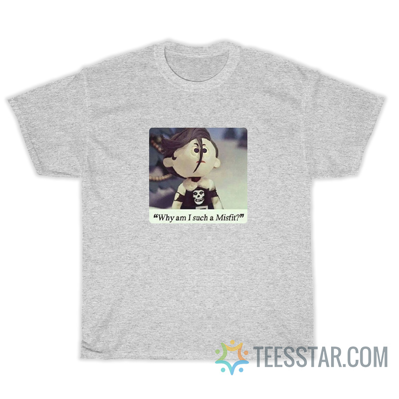 Why Am I Such A Misfit Goth Hermie Rudolph T-Shirt - Teesstar.com