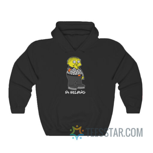 I'm Helping - Ralph Wiggum Nose Picker Hoodie For Sale - Teesstar.com