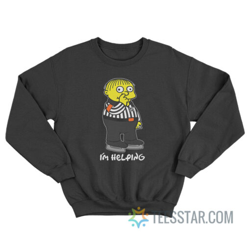 I'm Helping - Ralph Wiggum Nose Picker Sweatshirt - Teesstar.com