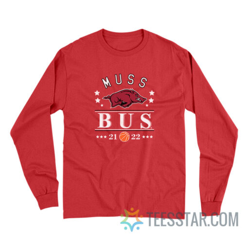 Arkansas Razorbacks Muss Bus 21 22 Long Sleeve - Teesstar.com