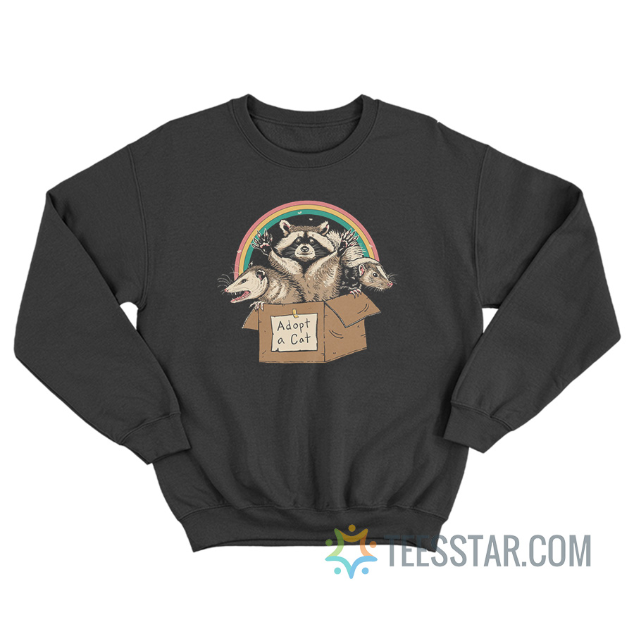 Get It Now Adopt Forbidden Cats Sweatshirt For Unisex - Teesstar.com