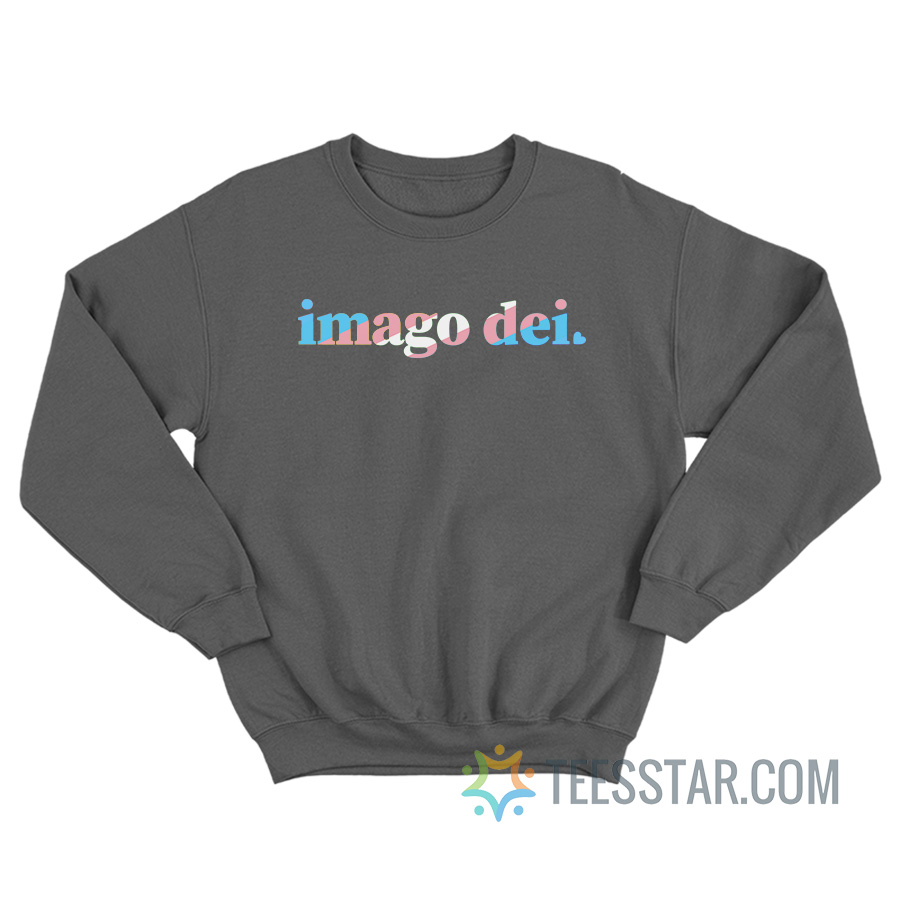 Imago Dei Pride Transgender Sweatshirt For Unisex - Teesstar.com