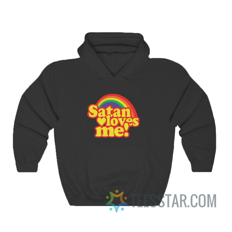 Lucifer - Satan Loves Me Hoodie For Unisex - Teesstar.com