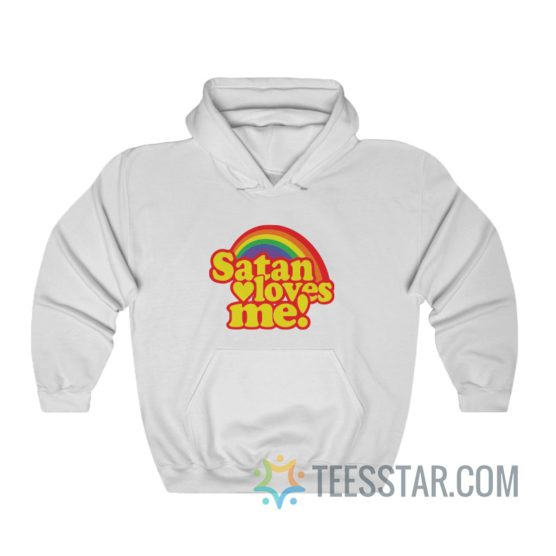Lucifer - Satan Loves Me Hoodie For Unisex - Teesstar.com