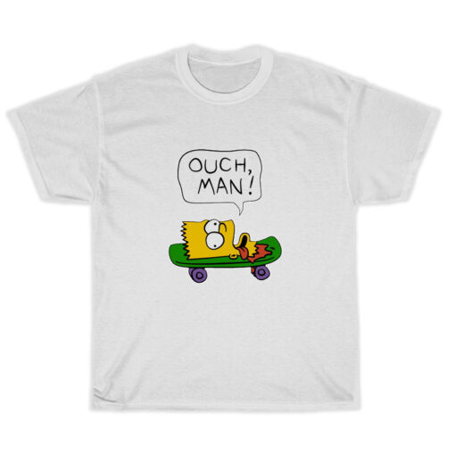Ouch Man The Simpsons T-Shirt For Unisex - Teesstar.com