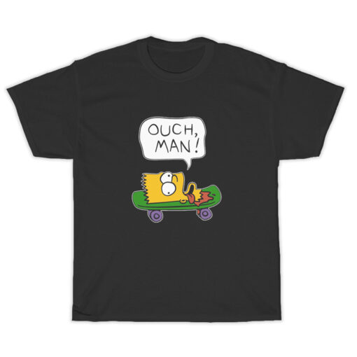 Ouch Man The Simpsons T-Shirt For Unisex - Teesstar.com