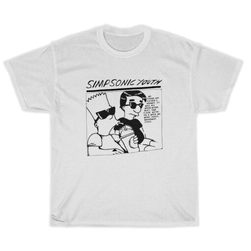 Simpsons Sonic Youth Goo T-Shirt For Unisex - Teesstar.com