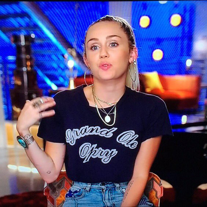 Miley Cyrus Grand Ole Opry T-Shirt For Unisex - Teesstar.com