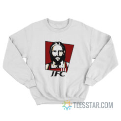 JFC Jesus Fried Chicken KFC Parody Sweatshirt - Teesstar.com