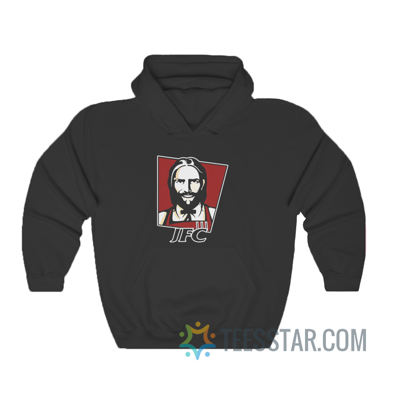 JFC Jesus Fried Chicken KFC Parody Hoodie - Teesstar.com