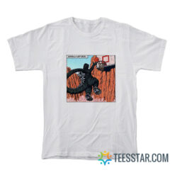 Godzilla Playing Basketball T-Shirt For Unisex - Teesstar.com