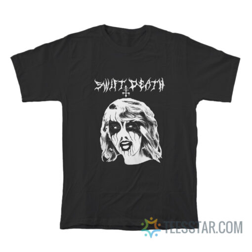 Swift Death Taylor Swift Black Metal T-Shirt - Teesstar.com
