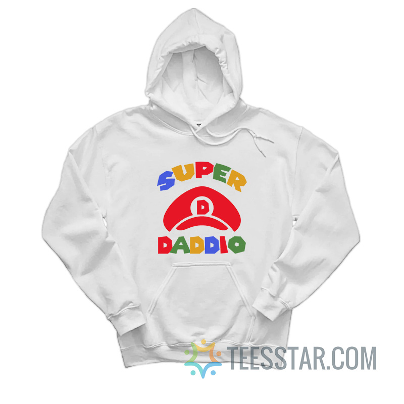 Super Daddio Super Mario Father's Day Hoodie - Teesstar.com