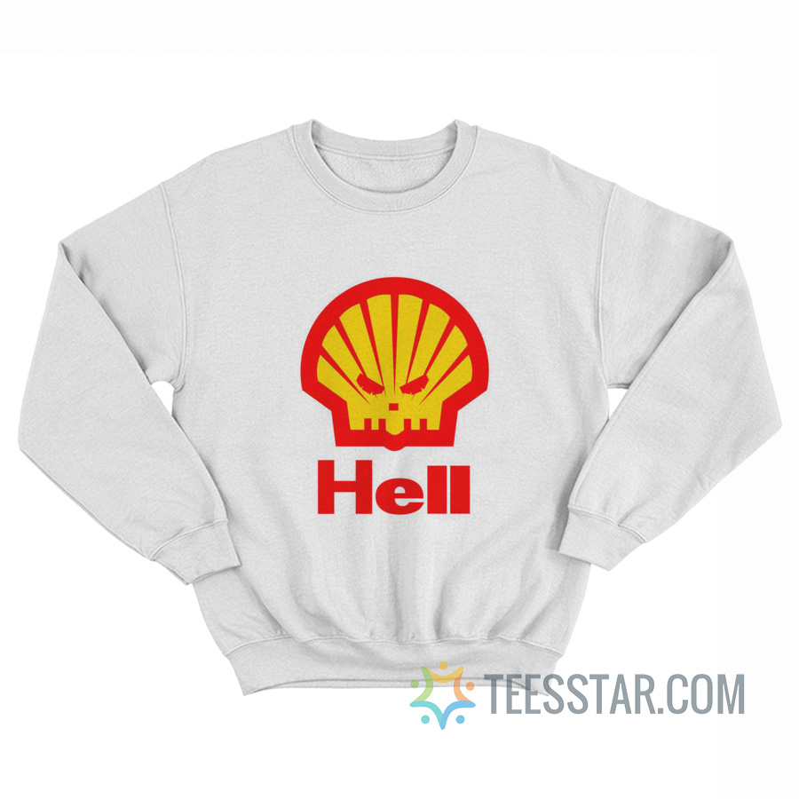 Shell Hell Logo Parody Sweatshirt For Unisex - Teesstar.com
