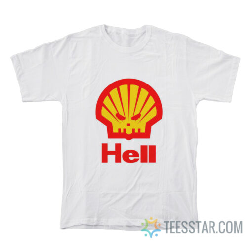 Shell Hell Logo Parody T-Shirt For Unisex - Teesstar.com