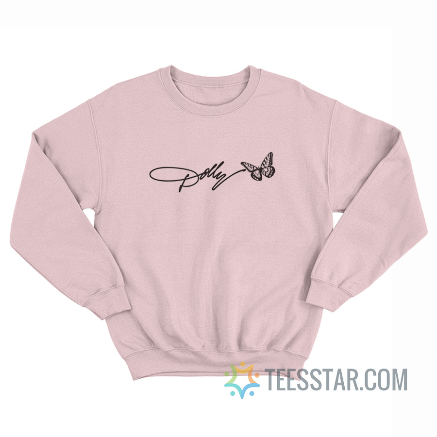 Dolly Parton Signature Butterfly Sweatshirt - Teesstar.com