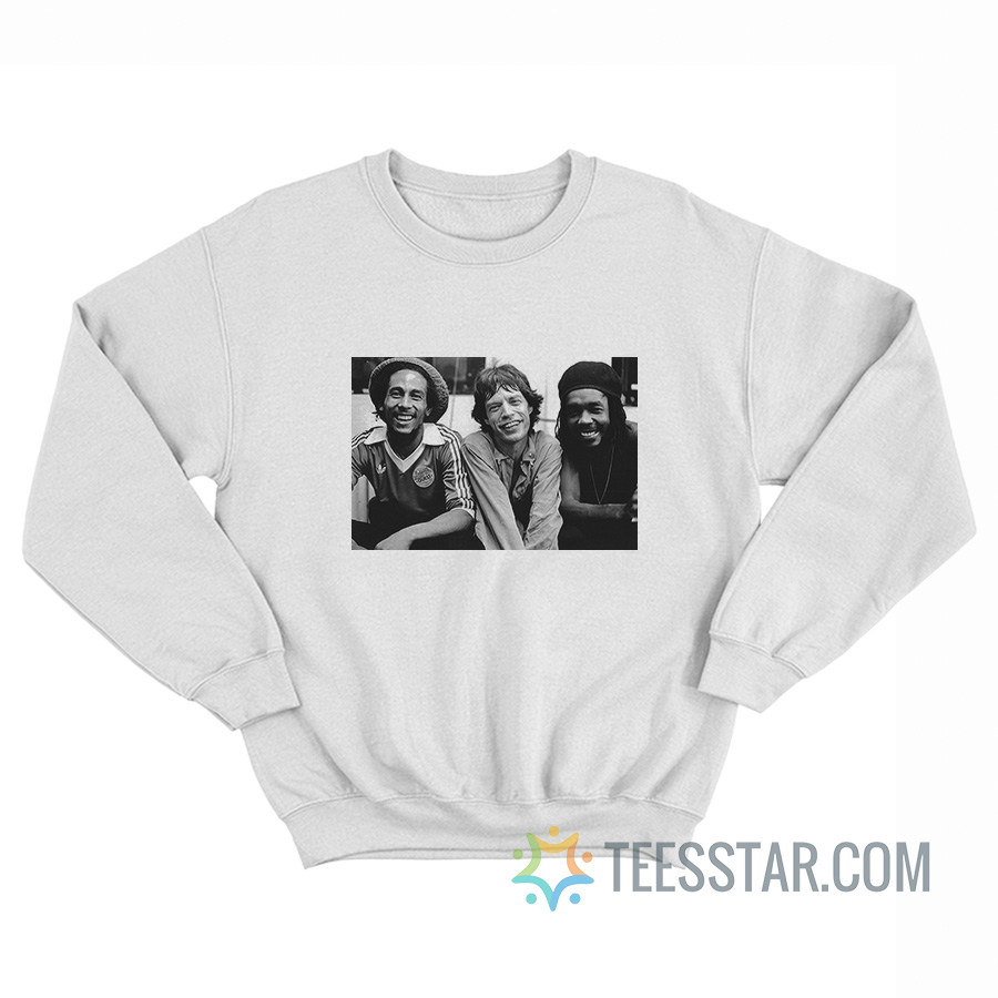Mick Jagger Bob Marley And Peter Tosh Sweatshirt - Teesstar.com