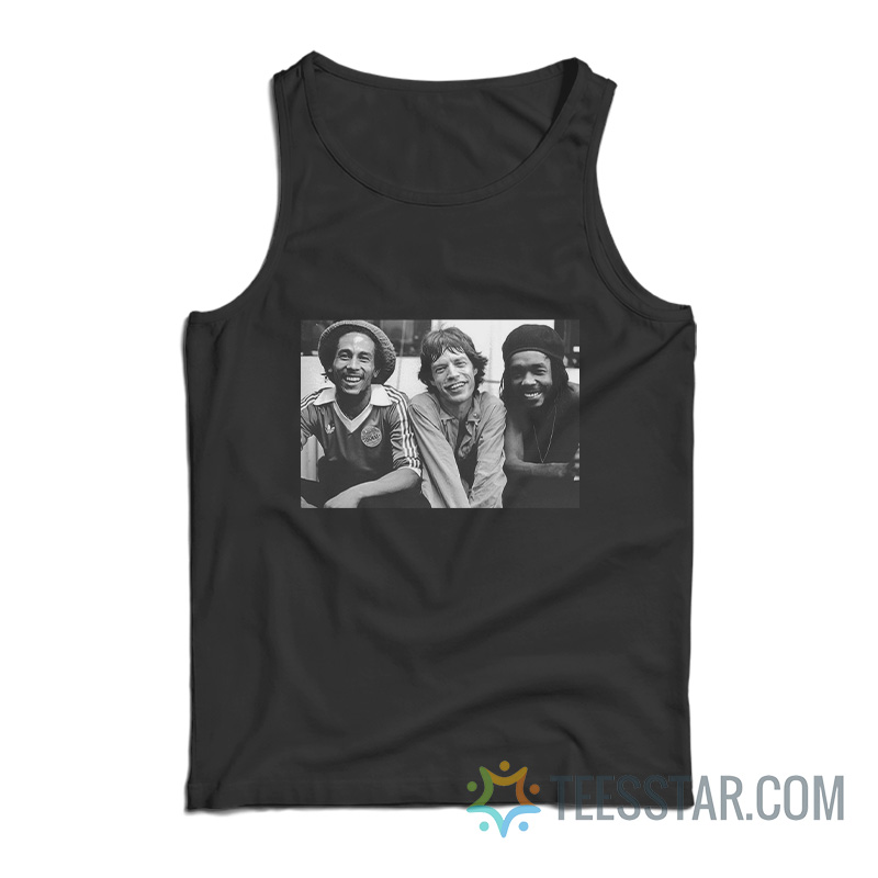 Mick Jagger Bob Marley And Peter Tosh Tank Top - Teesstar.com