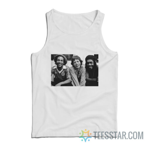 Mick Jagger Bob Marley And Peter Tosh Tank Top - Teesstar.com