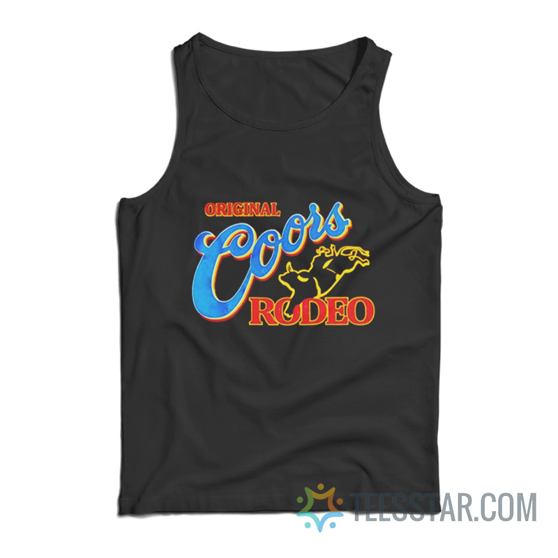 Vintage Original Coors Rodeo Tank Top - Teesstar.com