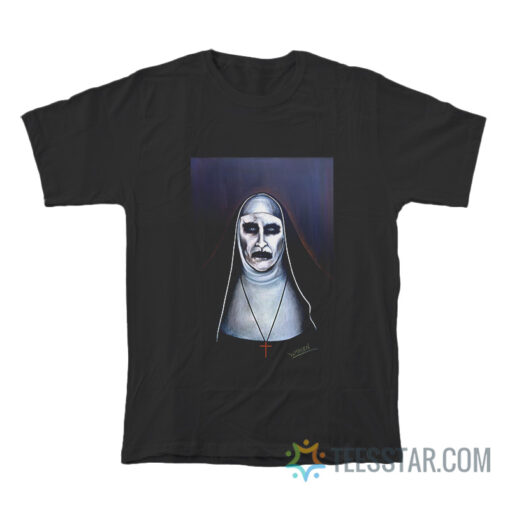 The Conjuring Valak Painting By Warren T-Shirt - Teesstar.com