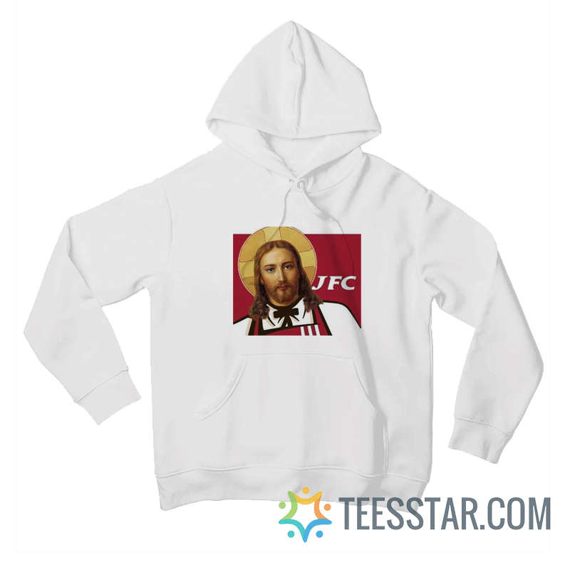 JFC Jesus Fried Chicken Parody Hoodie - Teesstar.com