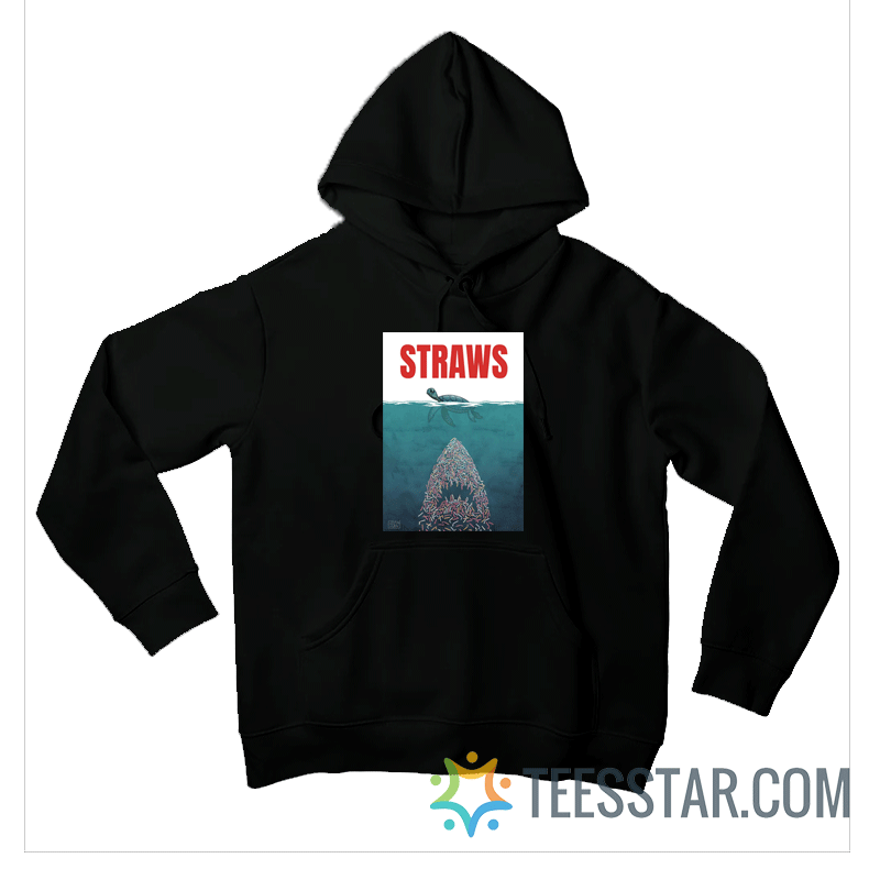 Straws Jaws Parody Hoodie For Unisex - Teesstar.com