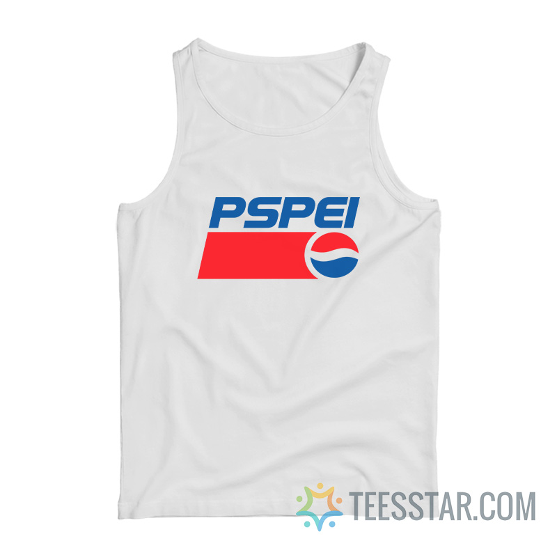 Pspei Pepsi Logo Parody Tank Top - Teesstar.com