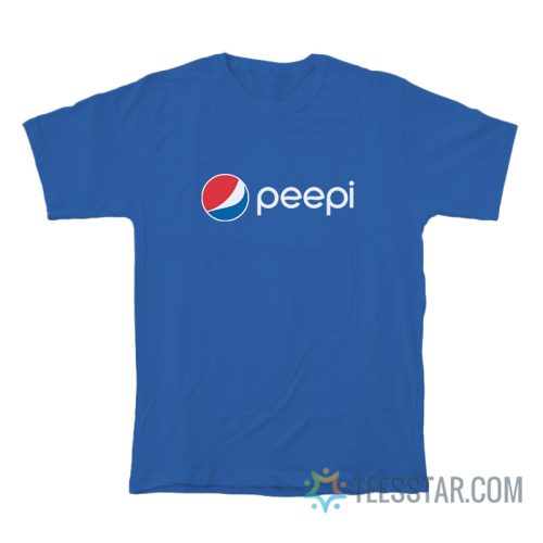 Pepsi Peepi Logo Parody T-Shirt For Unisex - Teesstar.com