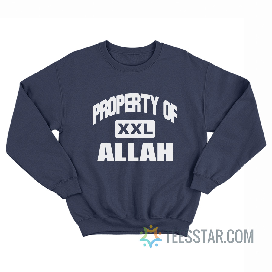 Mike Tyson Property Of Allah Sweatshirt - Teesstar.com