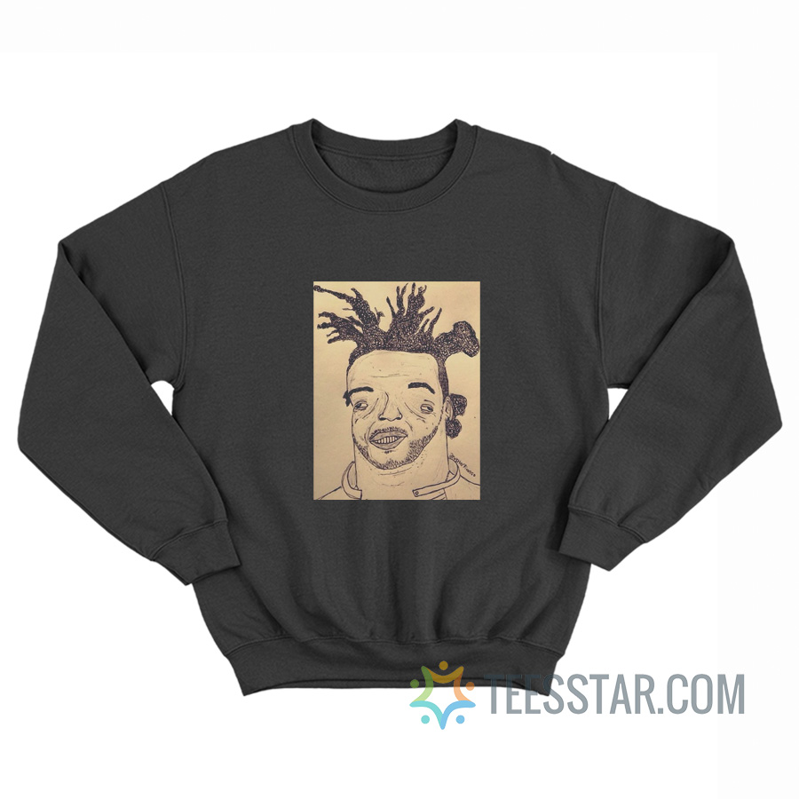 The Weeknd Drawing Meme Sweatshirt - Teesstar.com