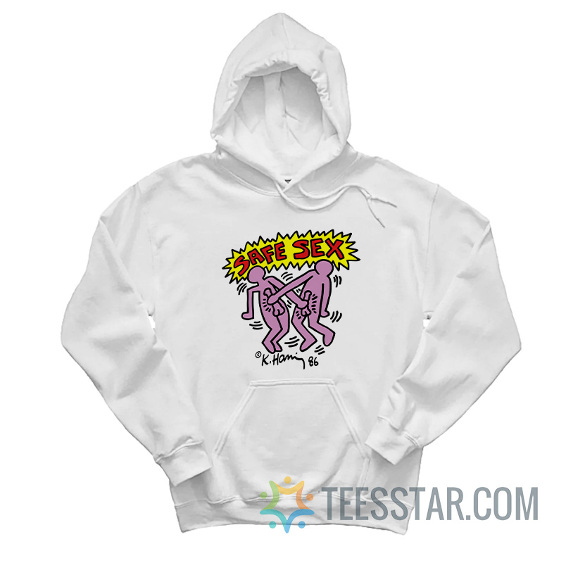 Safe Sex Keith Haring Hoodie For Unisex - Teesstar.com