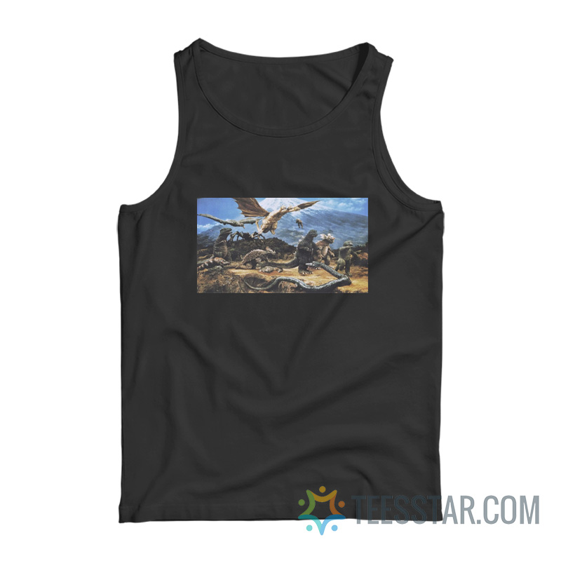 Godzilla Showa Era Monster Tank Top - Teesstar.com