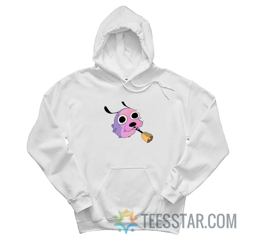 Courage The Cowardly Dog Crying Meme Hoodie